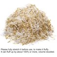 1 LB Crinkle Cut Paper Shred Filler White & Gold Crinkle Shredded Paper ...