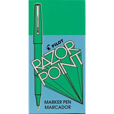 Pilot Razor Point II Super Fine Marker Pen, Metallic, Smooth Writing ...
