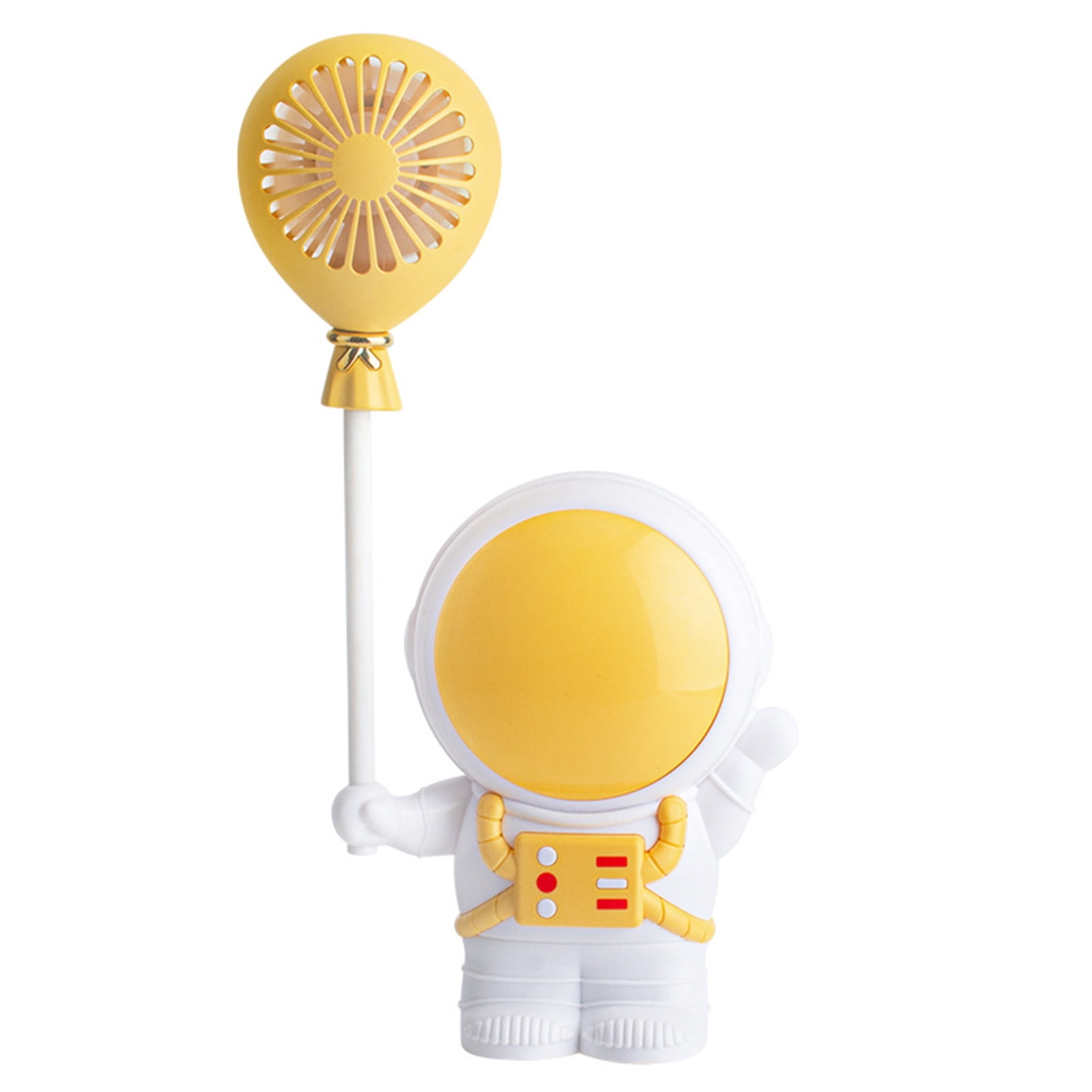 SSBSM Desk USB Fan with Sharpener, Cute Spaceman, Strong 2 Speeds ...