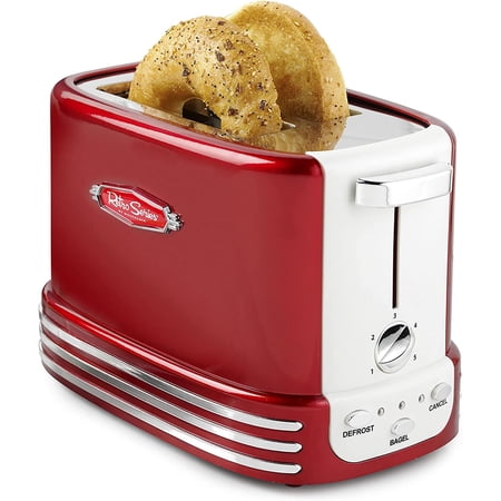 Retro Wide 2-Slice Toaster, Vintage Design With Crumb Tray, Cord ...