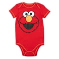 Sesame Street 5-Pack Bodysuits: Elmo, Cookie Monster, Big Bird ...