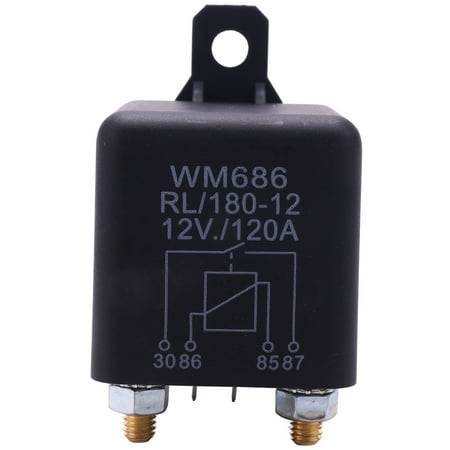 DC 12V Relay Battery Isolating Relay 12V / 120A Peak Load for Car ...