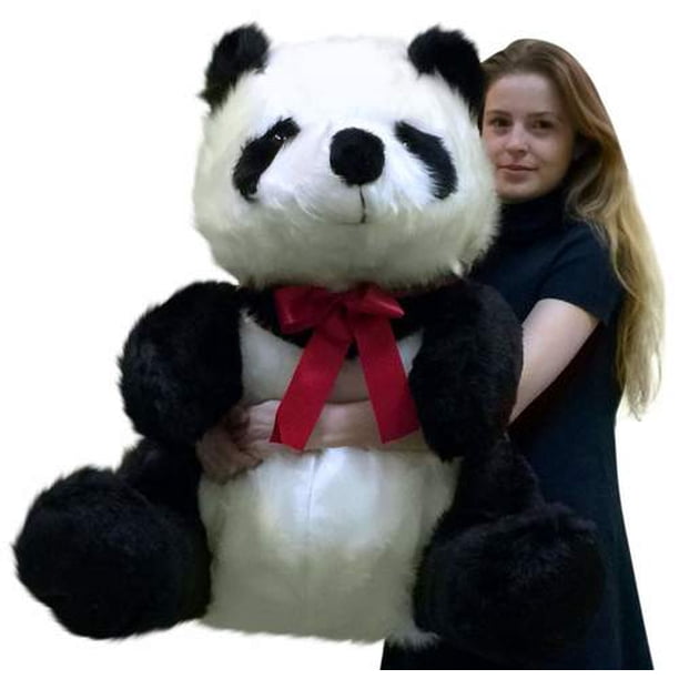 Big Plush Giant Stuffed Panda 34 Inch Soft Bear, Made in USA America ...