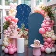 6.6FT Arch Backdrop Covers, Blue Christmas Snowman Wedding Arch Cover ...