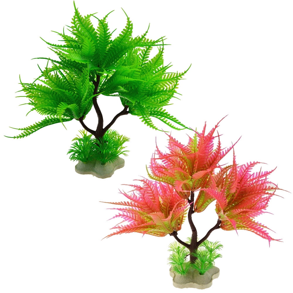 Aquarium plants, 2-piece artificial aquarium plants, used for aquarium ...