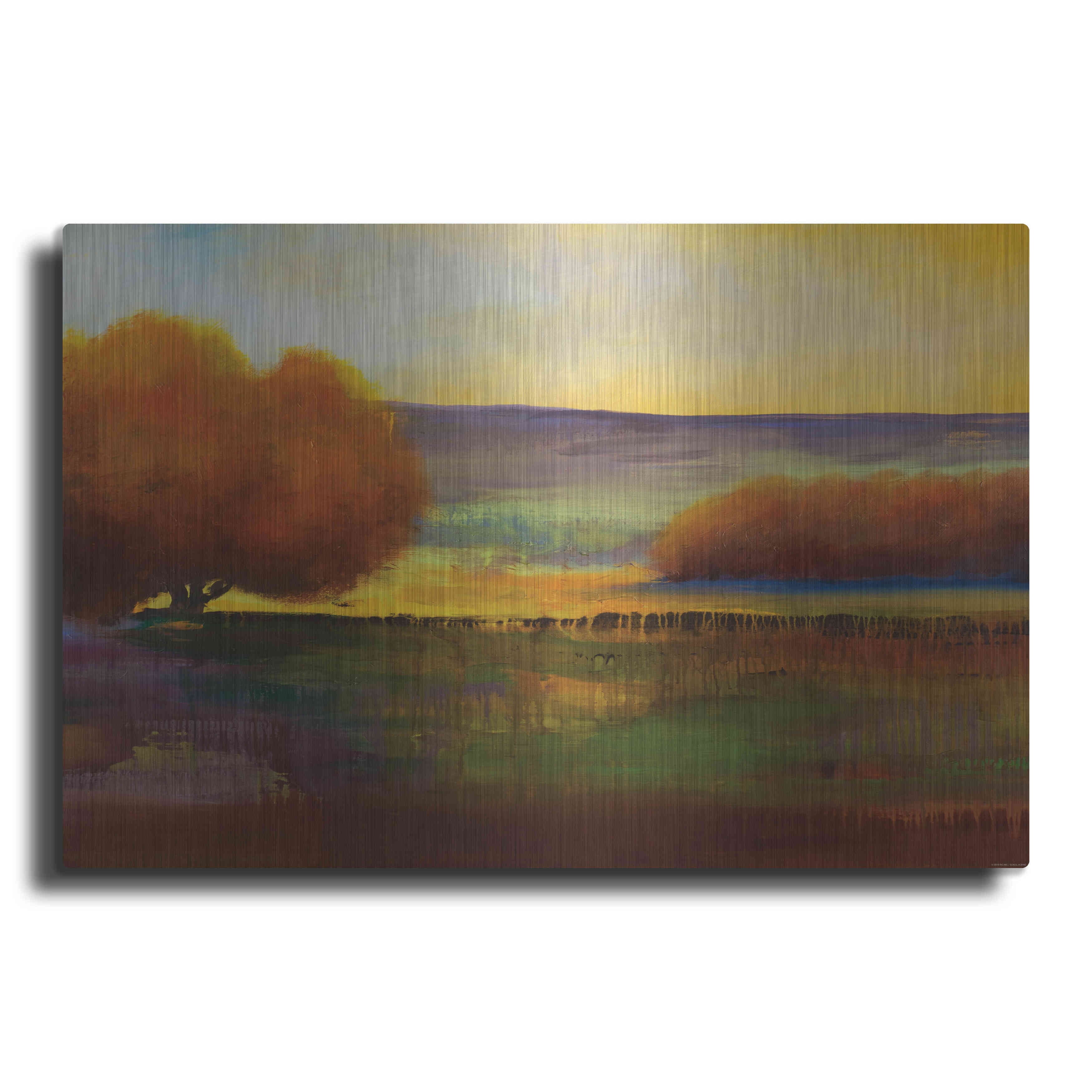 Luxe Metal Art 'Forest' by Jadei Graphics, Metal Wall Art, 16"x12 ...