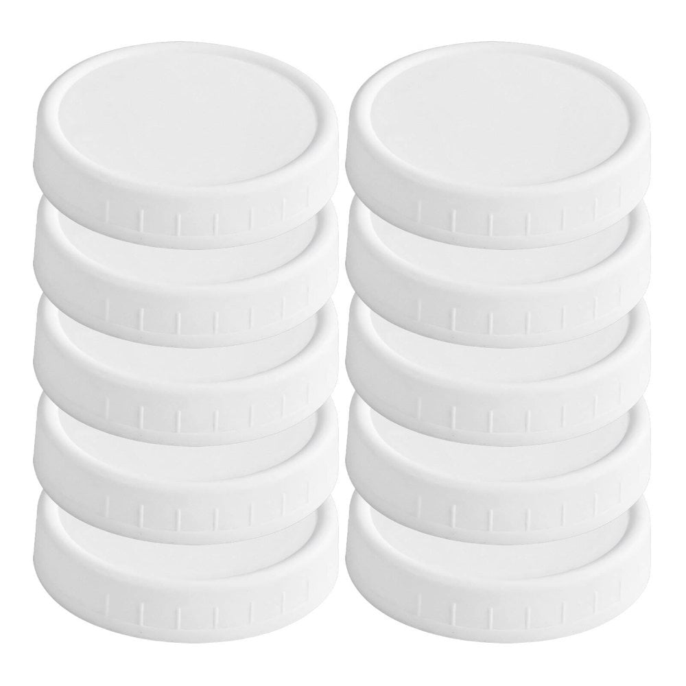 Click here for Cuiting 10 Pcs Mason Jar Lids Plastic Mason Jar Li... prices