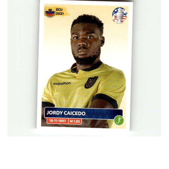 2024 Panini CONMEBOL Copa America Sticker #ECU21 Jordy Caicedo Ecuador ...