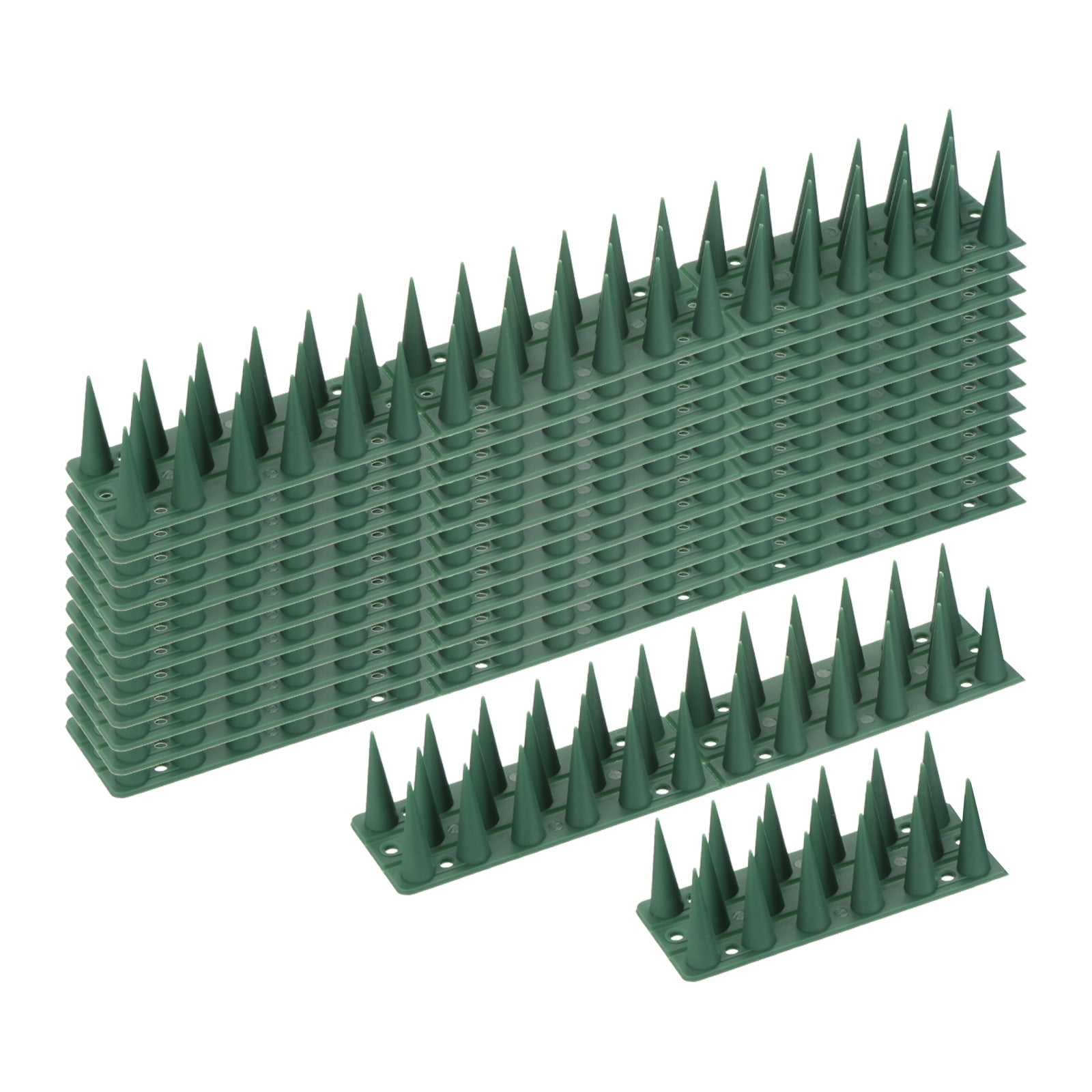 Uxcell 13 Inch Plastic Anti Bird Cat Pigeon Deterrent Fence Bird Spikes ...