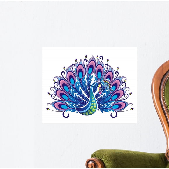 Peacock Decal