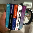 Dave Matthews Band Albums Cassette Collection Retro Coffee Mug 11oz 15oz Accent Edge-to-Edge ...