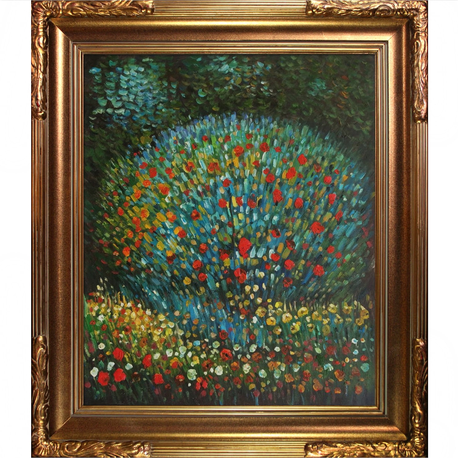 Apple Tree I with Florentine Gold Frame - Walmart.com