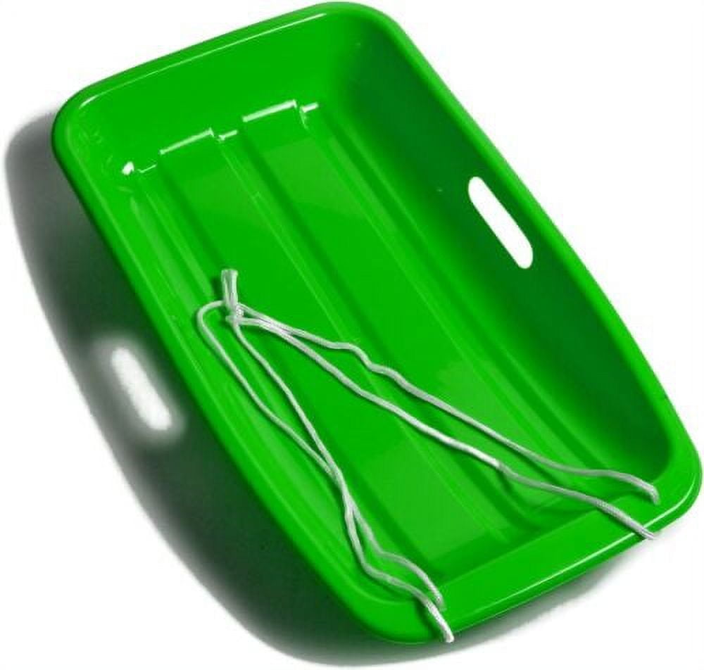Downhill Xtreme Adults and Kids Plastic Toboggan Snow Sled Boat Shape ...