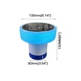 1200mAh Solar Chlorine Floater, Floating Pool Chemical Dispenser with ...