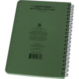 Rite in the Rain Weatherproof Side Spiral Notebook, 4.625" x 7", Green ...