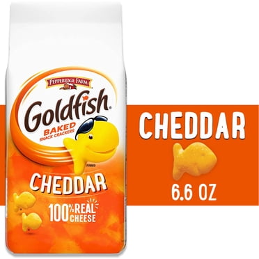 Goldfish Flavor Blasted Xtra Cheddar Cheese Crackers, 27.3 oz Carton ...