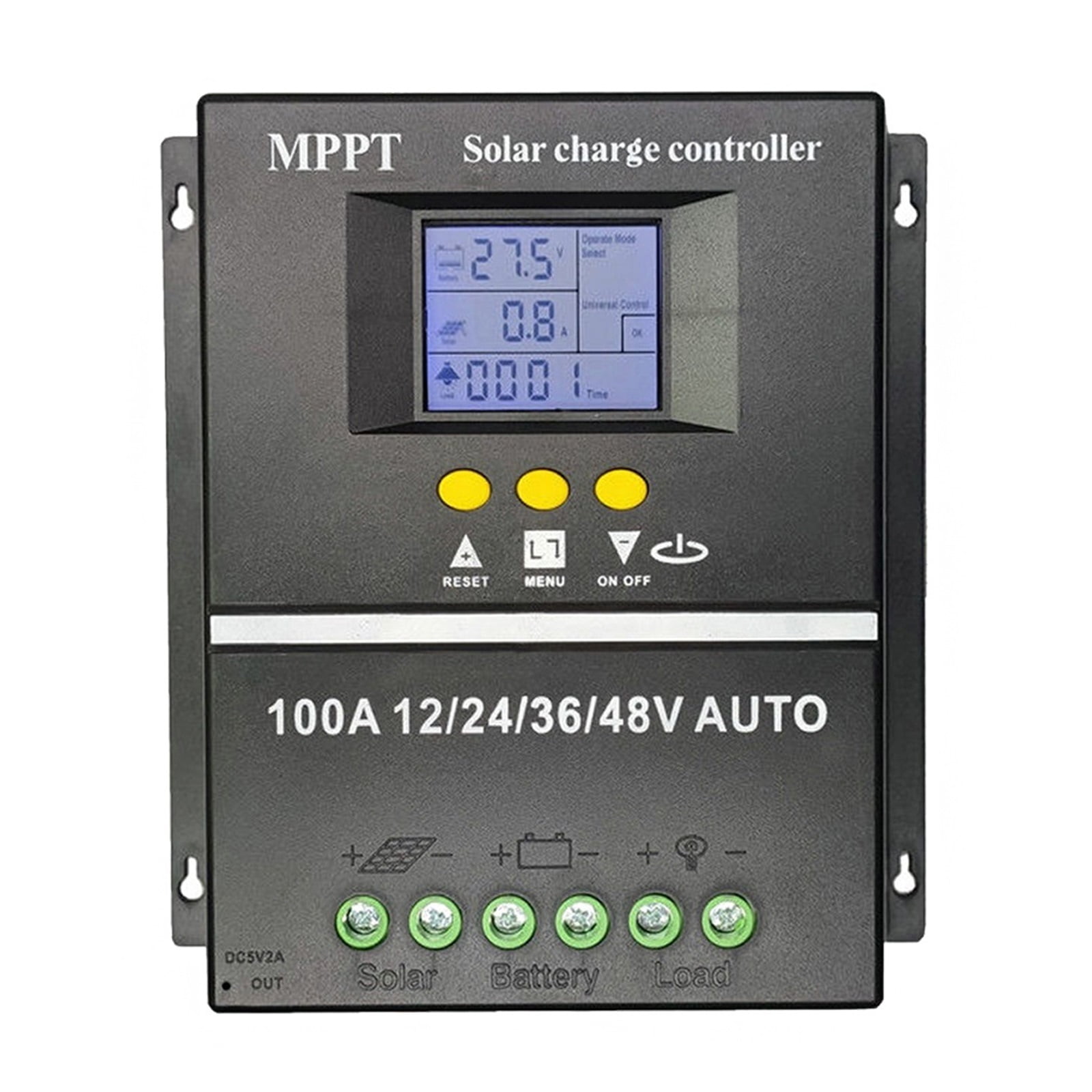 100A/80A/60A MPPT/PWM Solar Charge Controller 12V/24V/36V/48V Auto ...