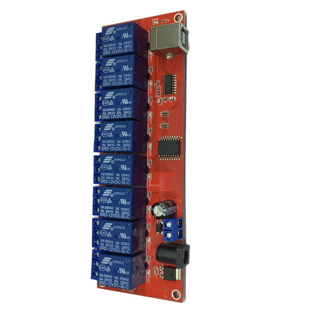 8 Channel Usb Module Usb Relay Mcu Control Unit Professional Ergonomic ...
