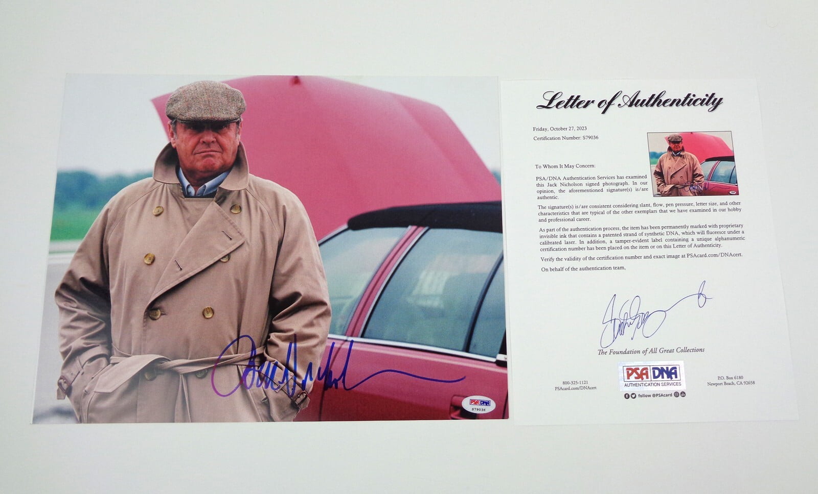 Jack Nicholson Signed Autograph 11x14 Photo PSA/DNA COA B - Walmart.com