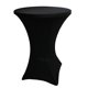2 Pack Cocktail Table Covers, Round Stretch Fitted Tablecloth, 4 Legs ...