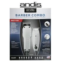 Andis Professional Hair Edgers & Beard Cut Clippers Combo, T-Outliner ...
