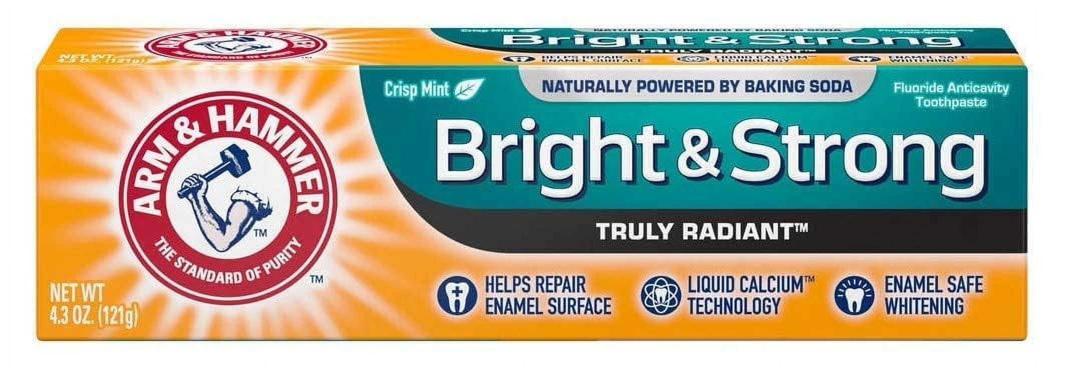 Pasta de dientes Arm & Hammer Truly Radiant Whitening 125 ml, paquete ...