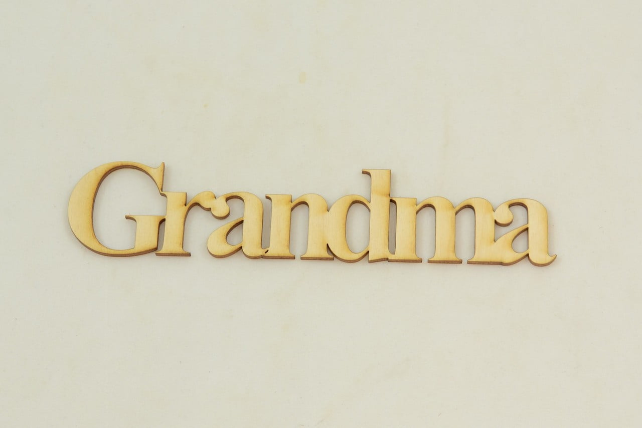 The Word Grandma In Cursive