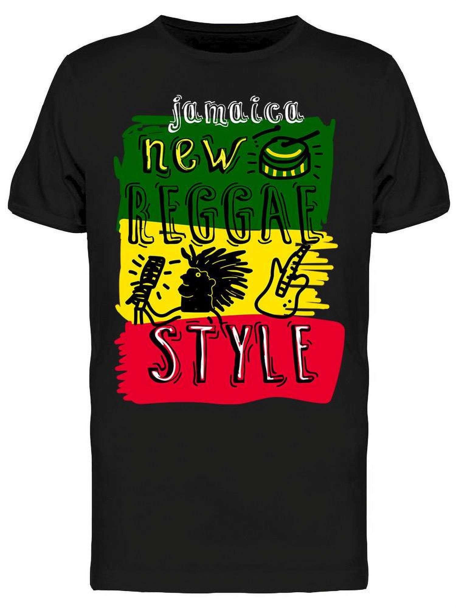 Jamaica New Reggae Style Cool T-Shirt Men -Image by Shutterstock, Male ...