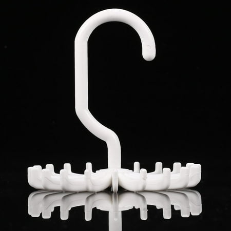 Rotating Tie Rack Adjustable Tie Hanger Holds 20 Neck Ties Organizer ...