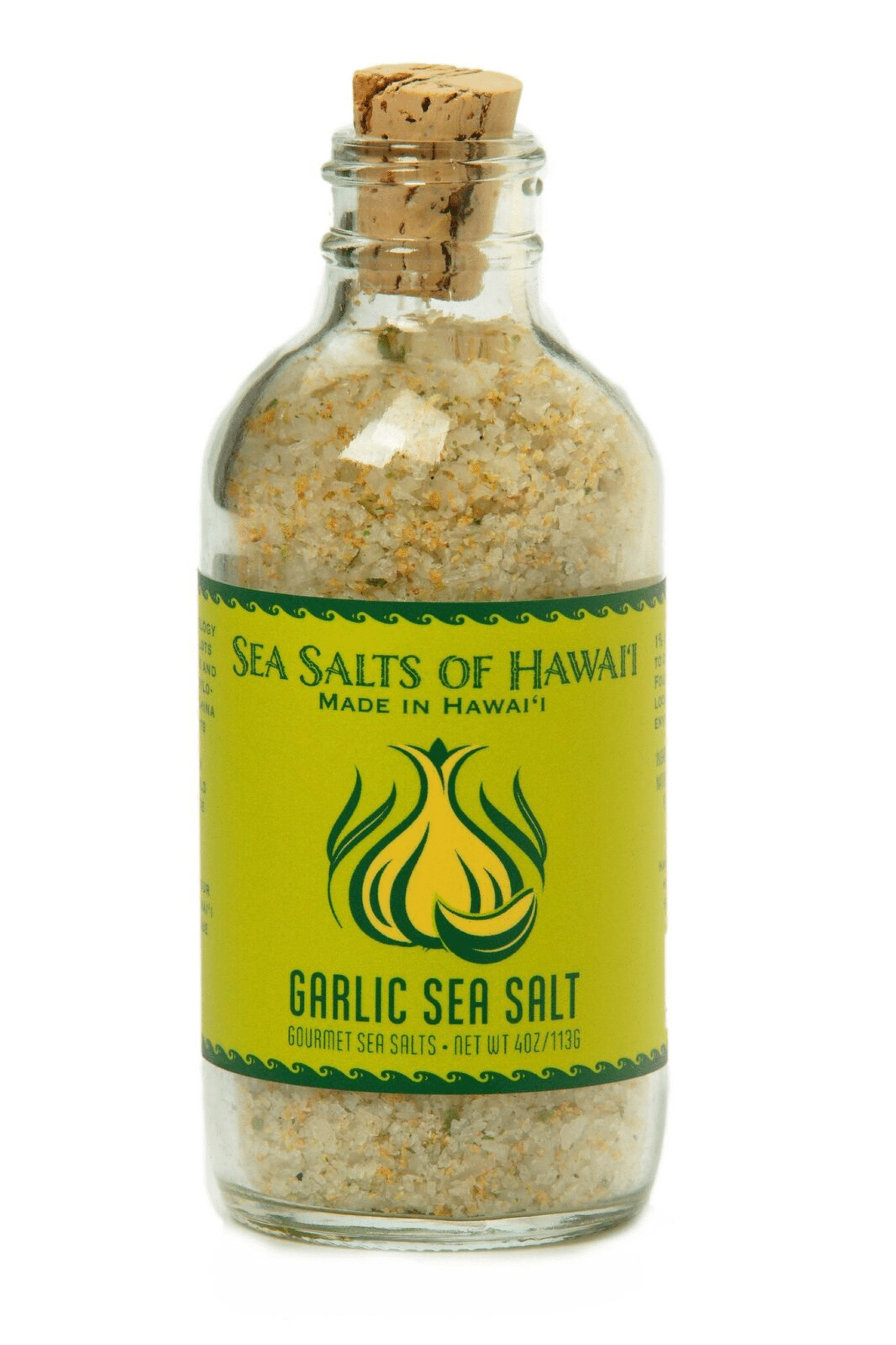 Sea Salts Of Hawaii Garlic Salt Flavored Hawaiian Sea Salt, 4 Ounce ...
