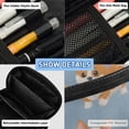 Corgi Dog Ball Pattern PVC Pencil Case Water-Repellent Clear Window ...