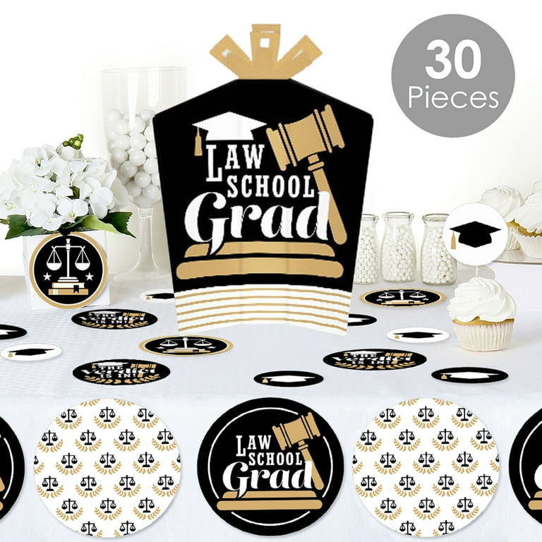 Law School Graduation Centerpieces