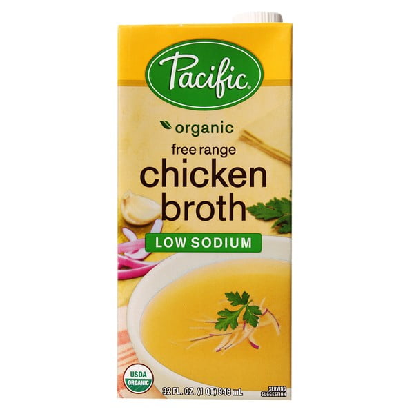Pacific Organic Free Range Low Sodium Chicken Broth 32 oz Cartons ...