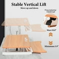 Height Adjustable 37 inch Stand Up Desk Converter, Quick Sit to Stand ...