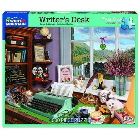 Writer's Desk, Steve Read Jigsaw Puzzle by White Mountain For Ages 12 ...