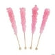 Pink Rock Candy Stick Pops, 12 Individually Wrapped Suckers, Girl Baby ...