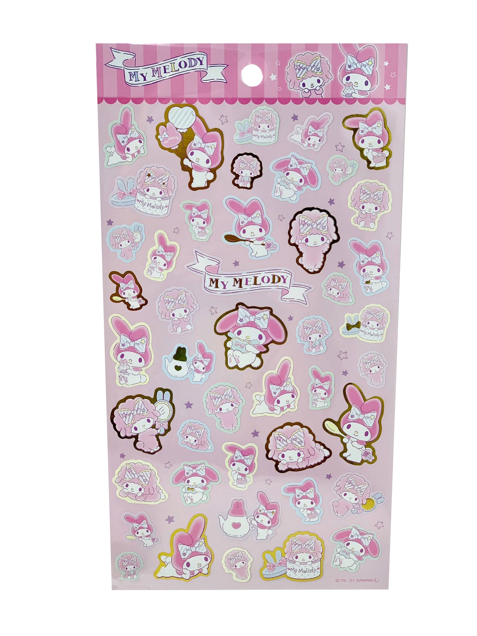 Paper Stickers Sanrio my melody puffy sticker Sheet cutr kawaii etna.com.pe