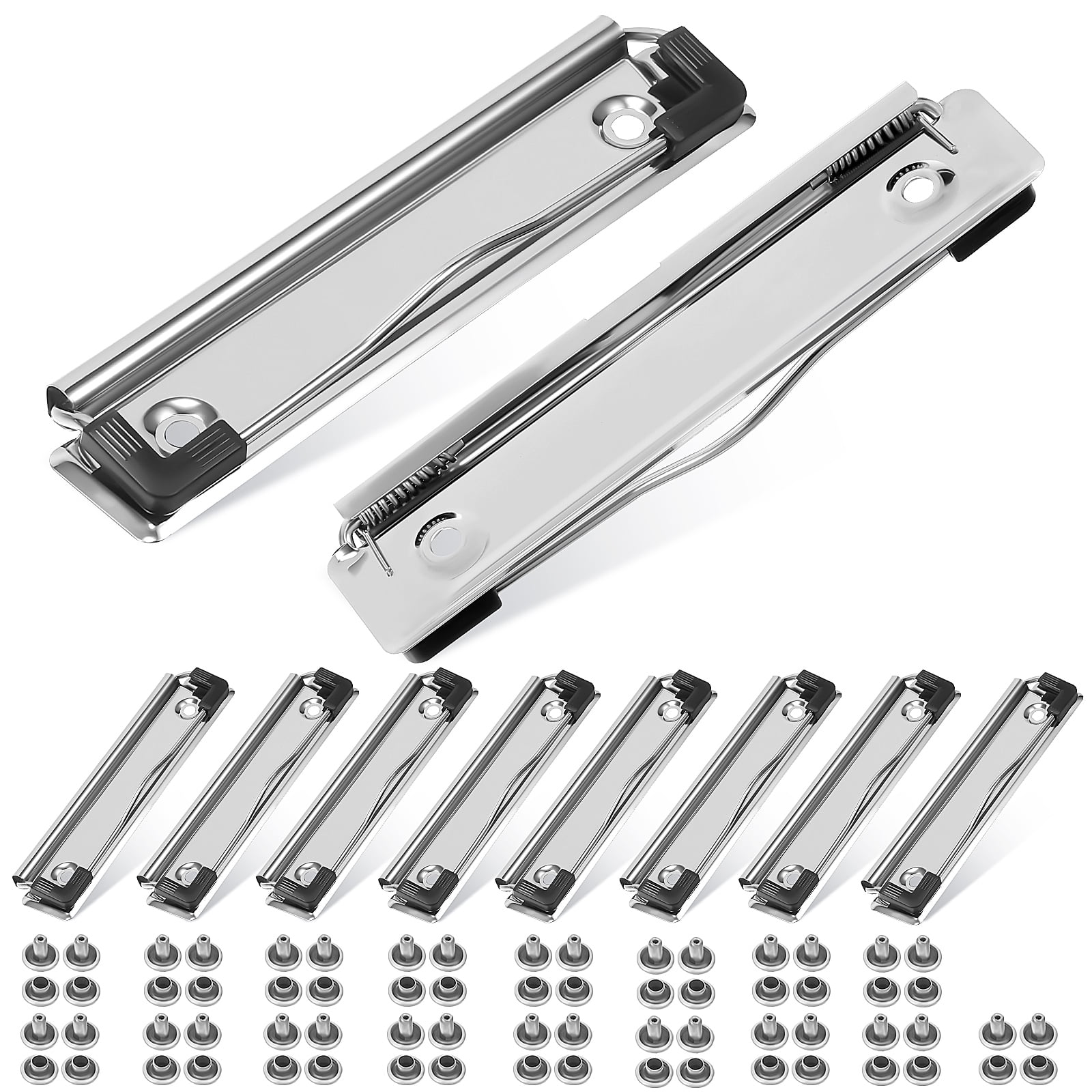 BRIGHTFUFU Clips de portapapeles de 10 pcs clips de tablero dura ...