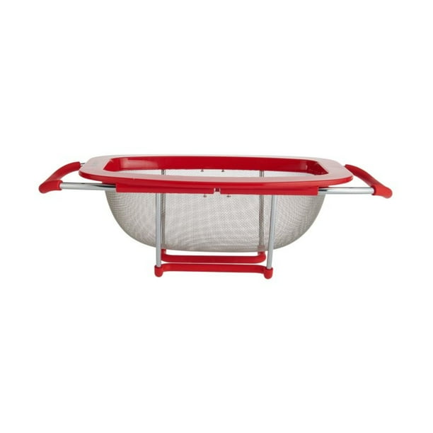 Farberware Classic Expandable Colander with Handles, Red - Walmart.com