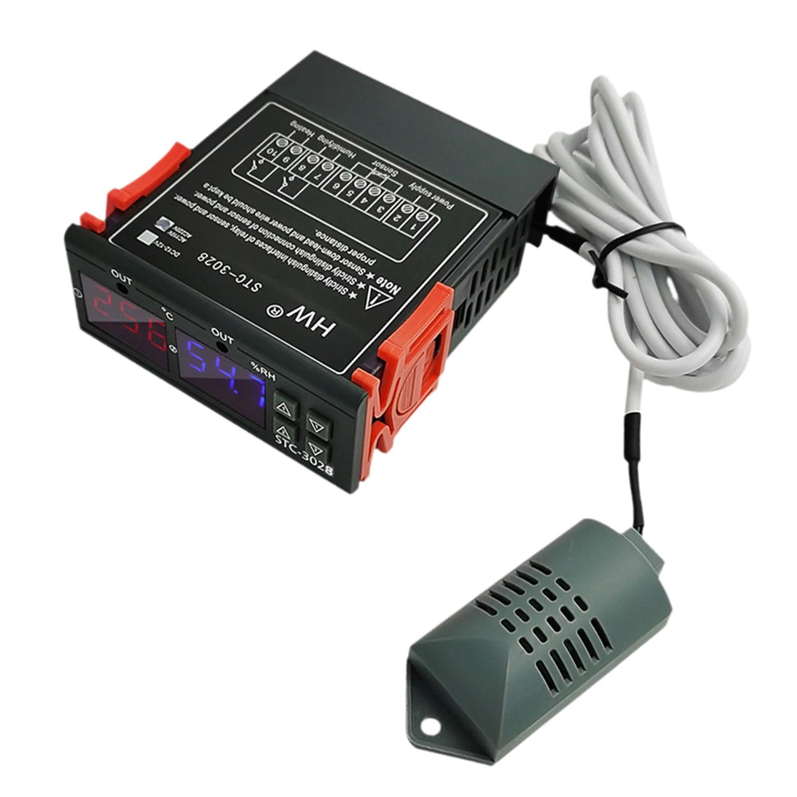 Controlador de temperatura Zulema STC-3028 para incubación agrícola 12V ...