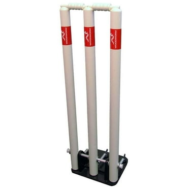 CBB Pro Cricket Spring Back Return Wicket Stumps with Metal Base for ...