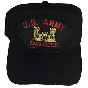 US ARMY COMBAT ENGINEER VETERAN HAT CAP CASTLE BRANCH INSIGNIA ESSAYONS ...