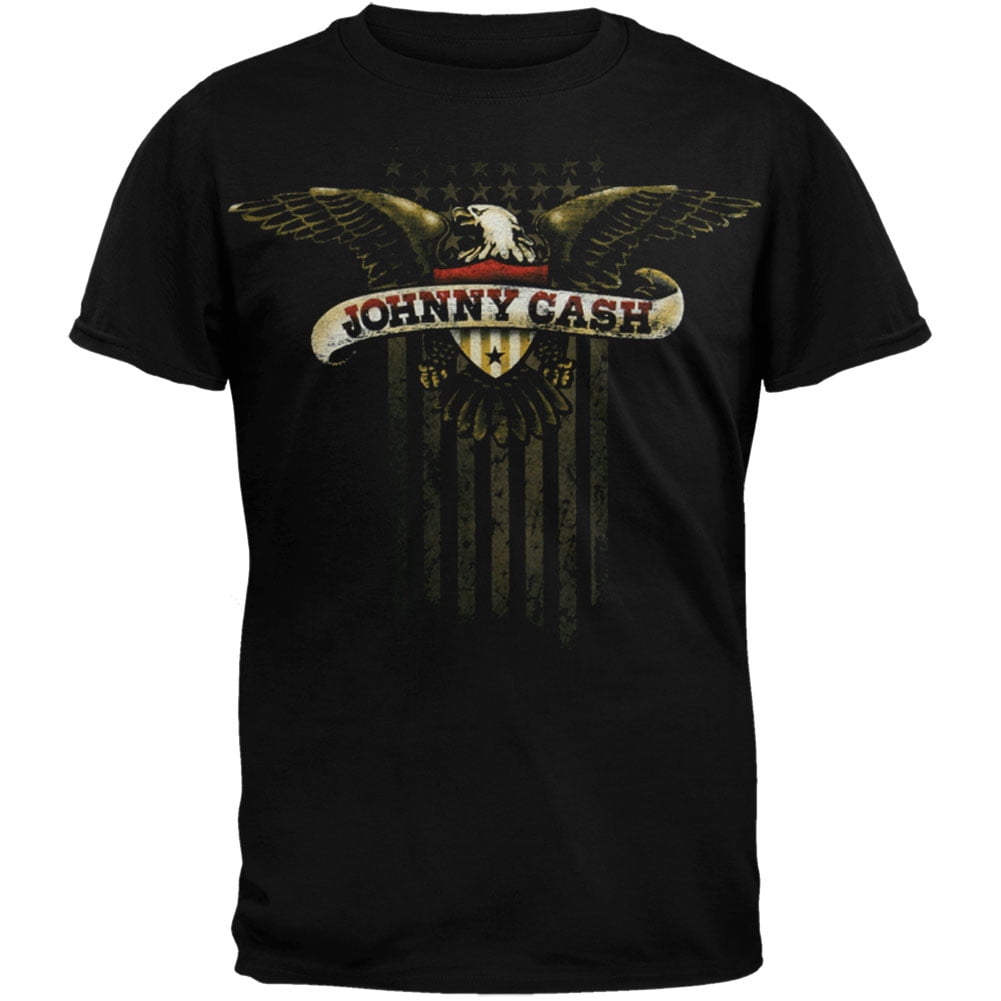 Johnny Cash Men's Cash Eagle Short Sleeve T Shirt - Walmart.com