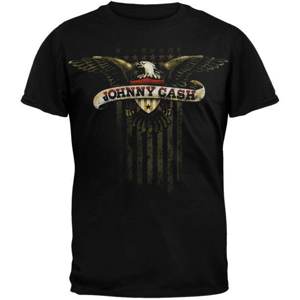 Johnny Cash Men's Cash Eagle Short Sleeve T Shirt - Walmart.com
