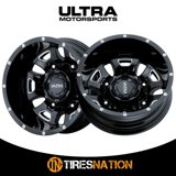 17" Black With Natural Accents Hunter Dually 003 Wheel by Ultra Wheel ...