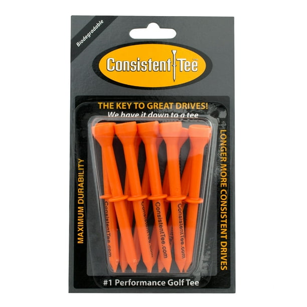 Consistent Tees 3 1/4" 10ct. Orange - Walmart.com
