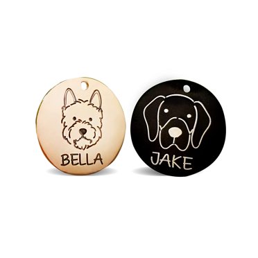 Personalized Dog Tags and Cat Tags, Stainless Steel Pet Disc, Custom ...