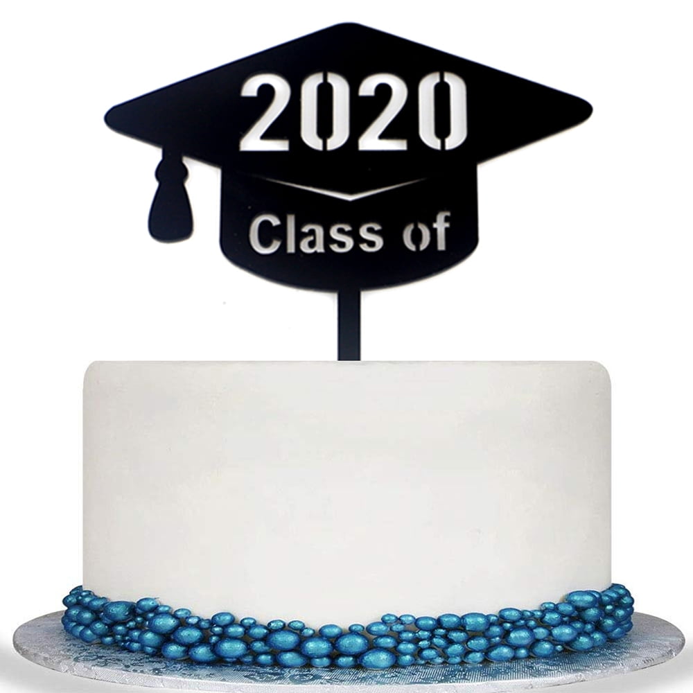 1Pc 2020 Graduation Class Trencher Cap Acrylic Craft Graduation Party ...