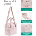 Insulated Lunch Bags for Women, Cute Quilted Lunch Box, Lightweight ...