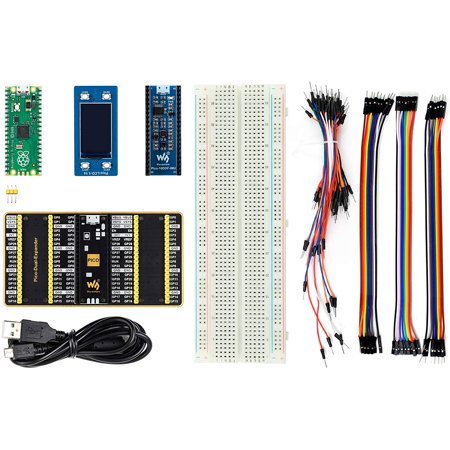 Raspberry Pi Pico Evaluation Kit Package B Includes Pico with Pre-soldered Header + 1.14inch ...